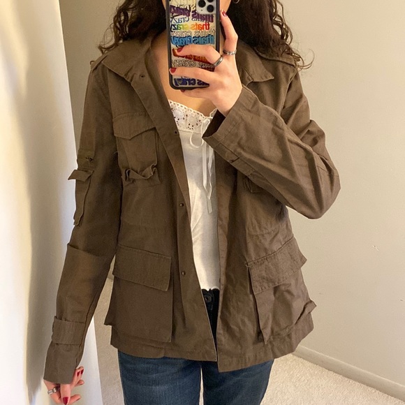 Jackets & Coats | Military Cargo Jacket | Poshmark